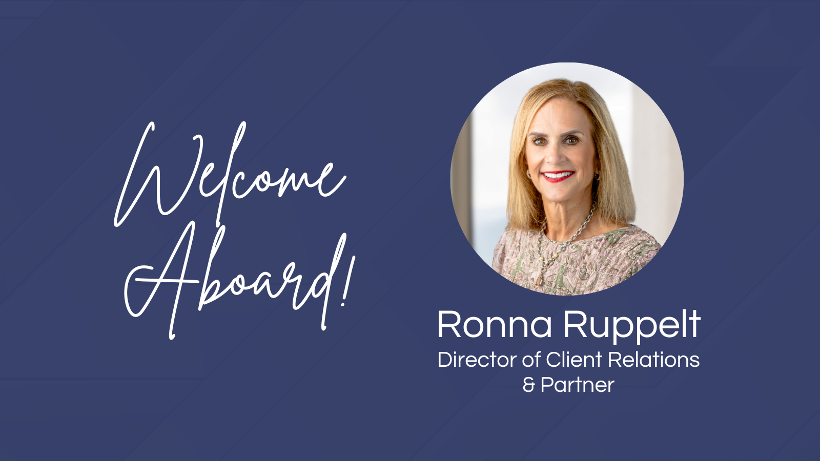 FMG Welcomes Ronna Ruppelt as Partner and Director of Client Relations ...